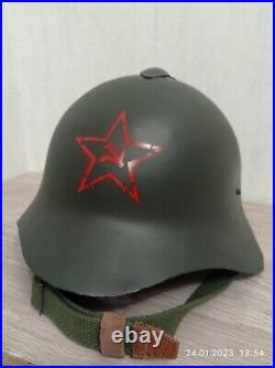 Helmet 1936 Steel Ssh 36 Wwii Original Russian Military Soviet Army ...