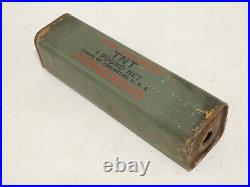 Original Us Army Wwii Ww2 Empty Block Box | Original Wwii Army