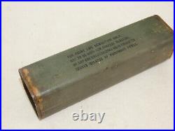 Original Us Army Wwii Ww2 Empty Block Box | Original Wwii Army