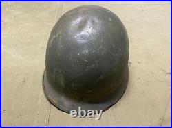 Original Wwii Us Army M1 Helmet Shell, Rear Seam, Schlueter Made ...