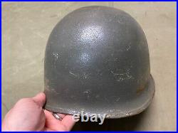 Original Wwii Us Army M1 Helmet Shell, Rear Seam, Schlueter Made ...