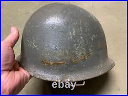 Original Wwii Us Army M1 Helmet Shell, Rear Seam, Schlueter Made ...