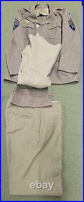 Wwii Us Army First Service Command Uniform See Pics And Desc | Original Wwii Army